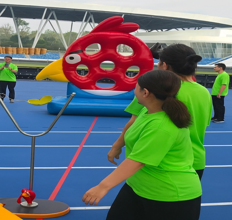 Inflatable Angry Birds Target | #1 Angry Birds Challenge